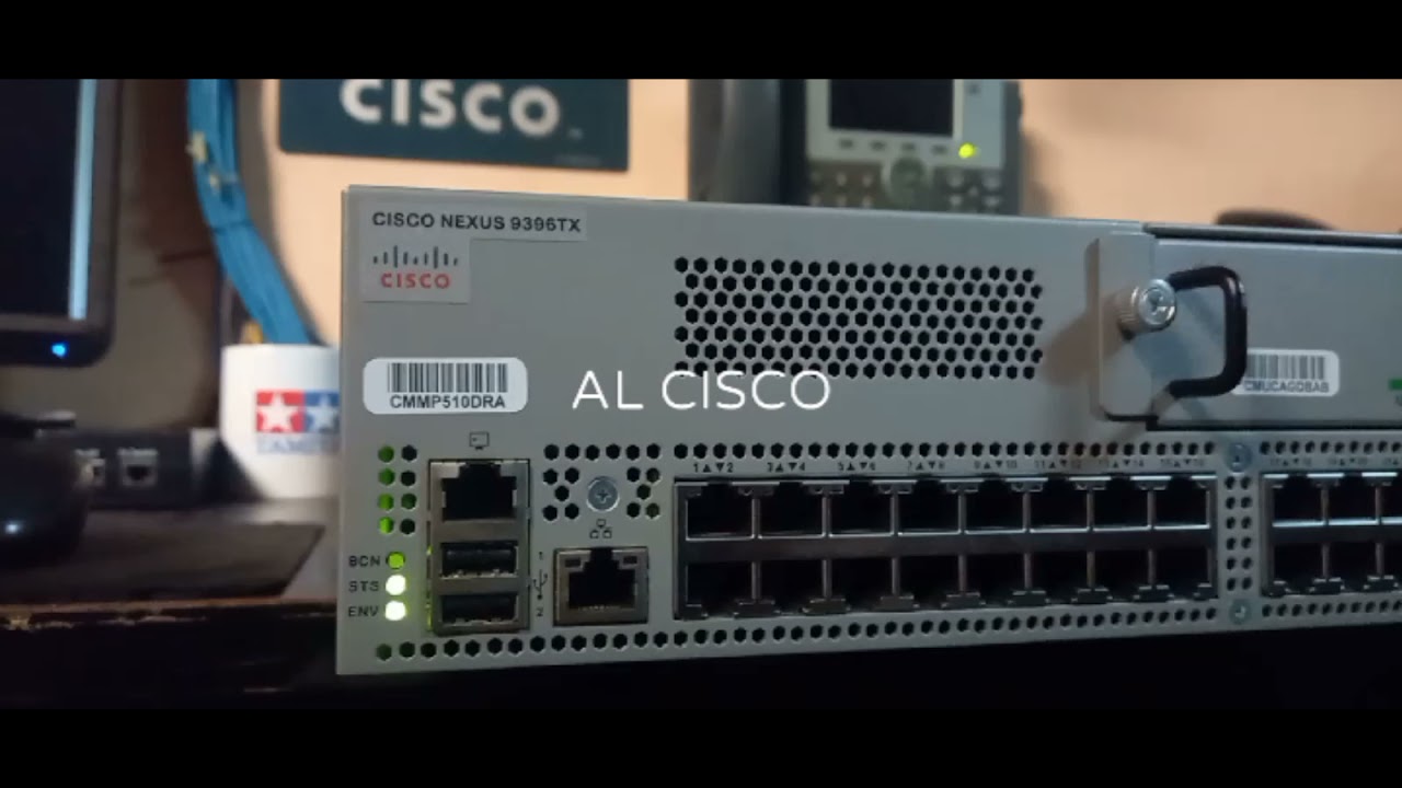 Cisco Nexus 9396 Series N9K-C9396TX 48x 10G RJ45 6x 40G QSFP - YouTube