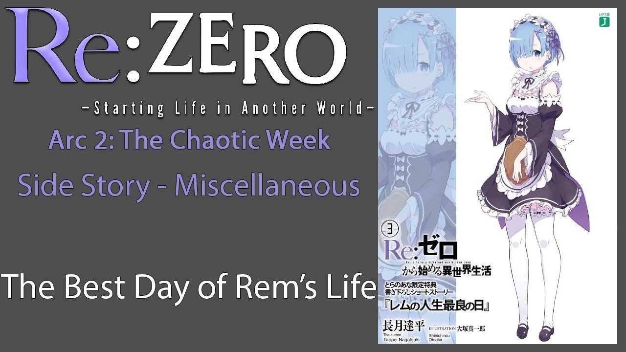 Re: Zero Side Story Audiobook | "The Best Day of Rem's Life" - YouTube