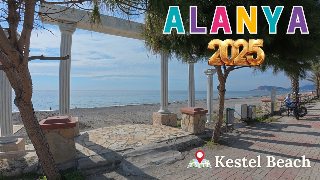 Alanya Kestel Beach Walk | January 21, 2025 | [4K HD60 fps] - YouTube
