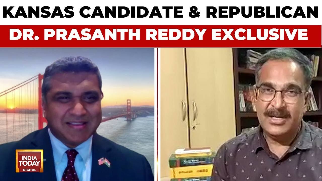 U.S Republican Candidate From Kansas Dr Prasanth Reddy Exclusive ...