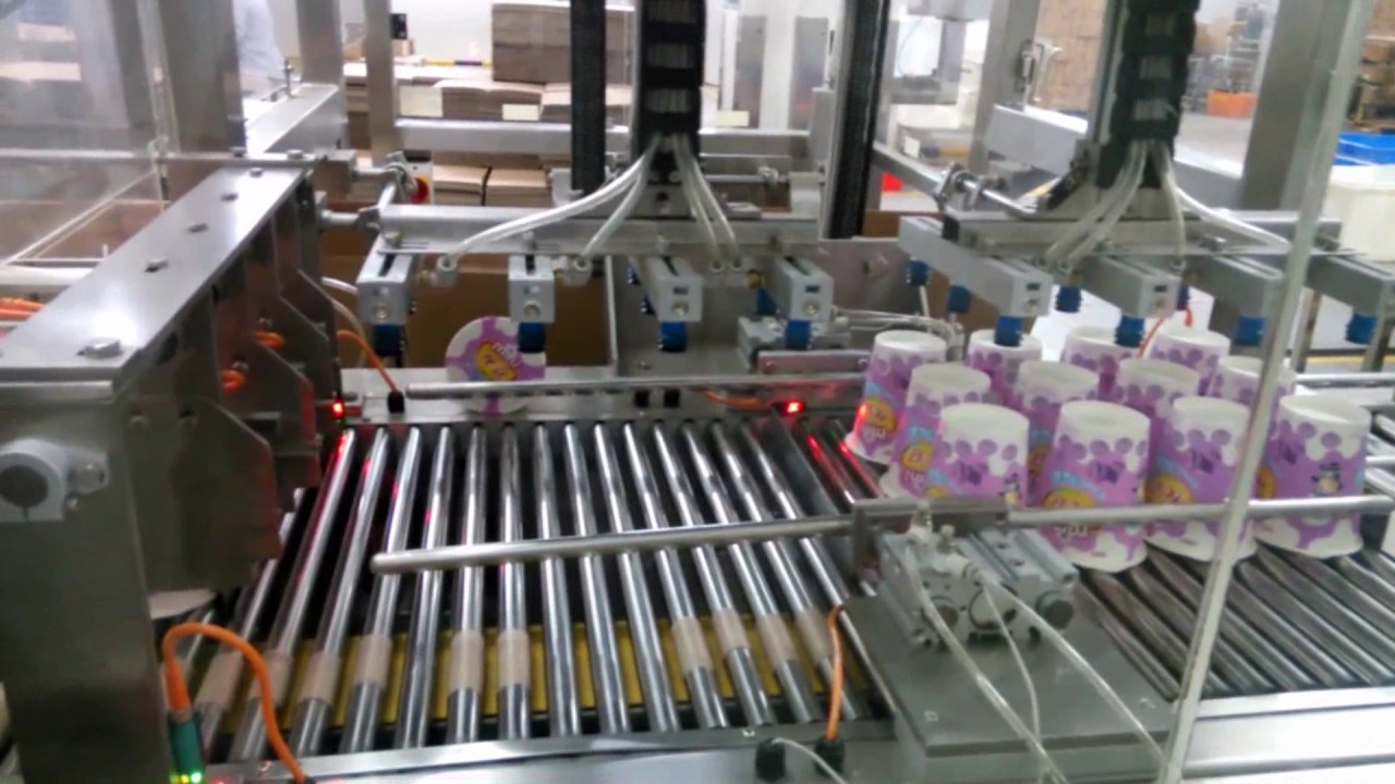 Cup product case packer Biscuit /wafer/cookie/sandwiching Production ...