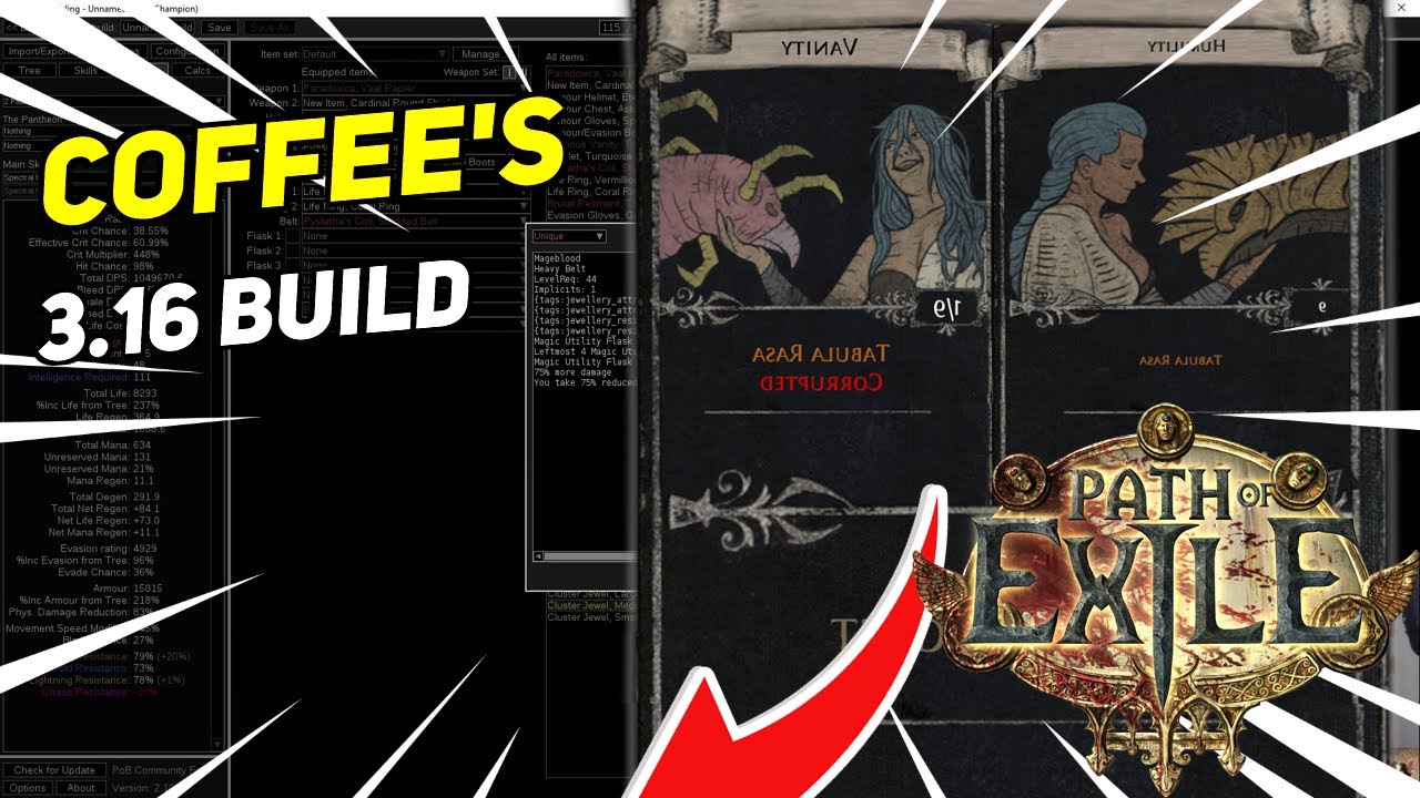 COFFEE's 3.16 BUILD | Daily Path of Exile Highlights - YouTube