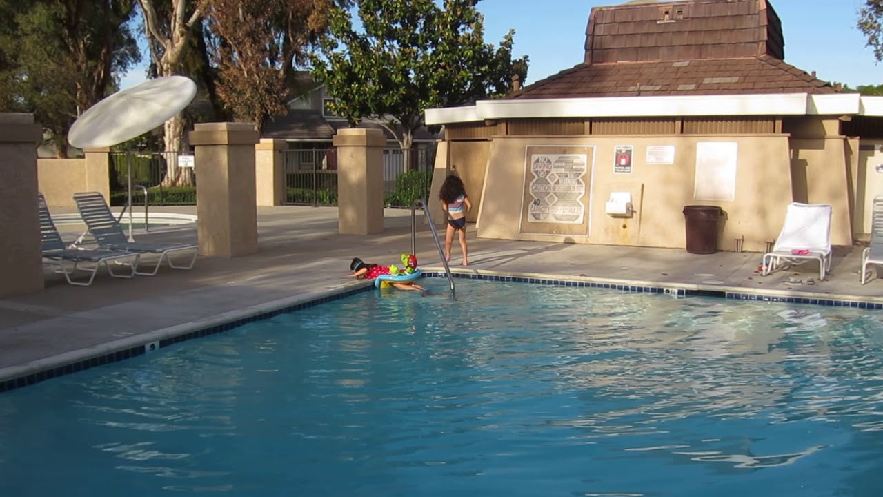 January Pool Day - YouTube