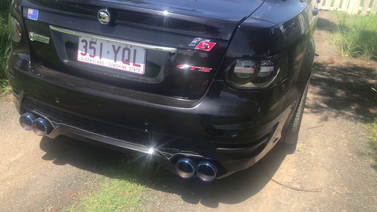 CHEVY SS HSV GTS HOLDEN COMMODORE SUPERCHARGED LUMPY IDLE BIG CAM - YouTube