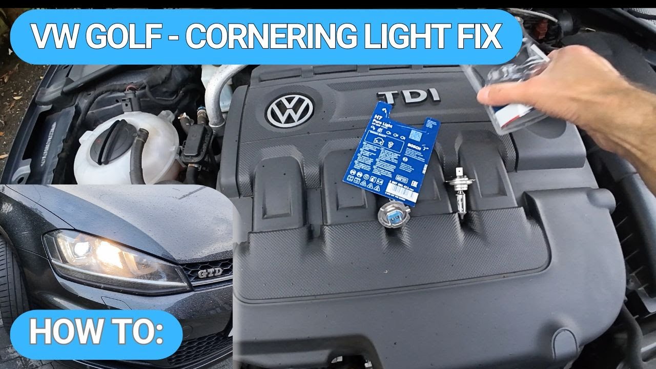 How to Fix VW Golf Mk7 Cornering Lights (AFS) Error – Plus a Bonus ...