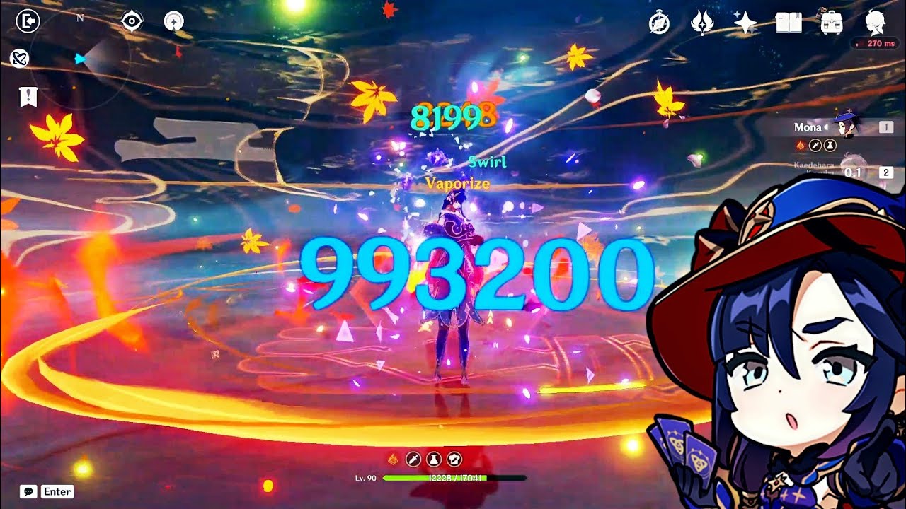 Mona Striking Almost 1 Million DMG | Genshin Impact - YouTube
