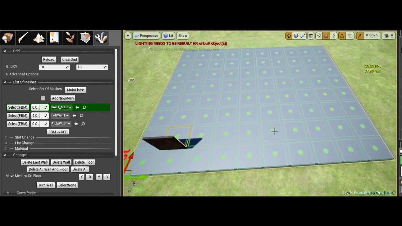 [UE4] Modular Building Plugin - Tutorial - YouTube