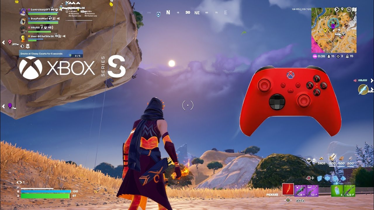Xbox Series S Fortnite Chapter 5 Ranked & Creative Gameplay (4k120FPS ...