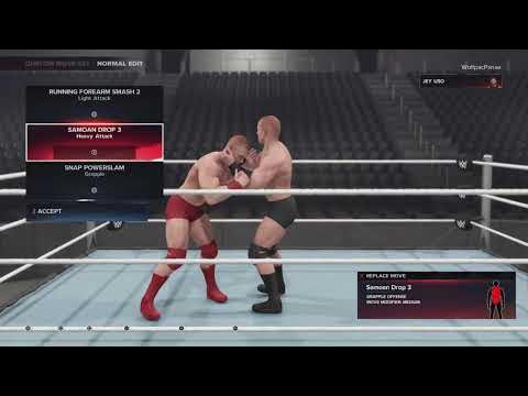 WWE 2K24 | Jey Uso Updated Moveset + Realistic Base Superstar Settings - YouTube