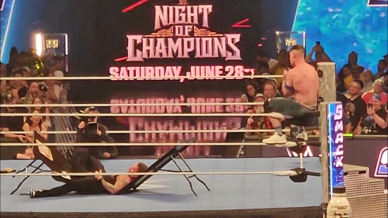 John Cena WRECKS CM Punk WWE Smackdown Grand Rapids, MI. 06/20/25 - YouTube