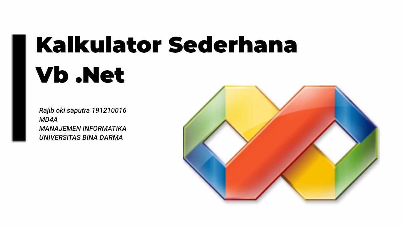 Kalkulator Sederhana Vb. Net - YouTube