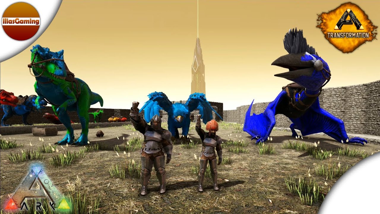 Gamma Griffin - Apex Quetzal - Gamma Allosaurus. ARK Transformation E7 ...