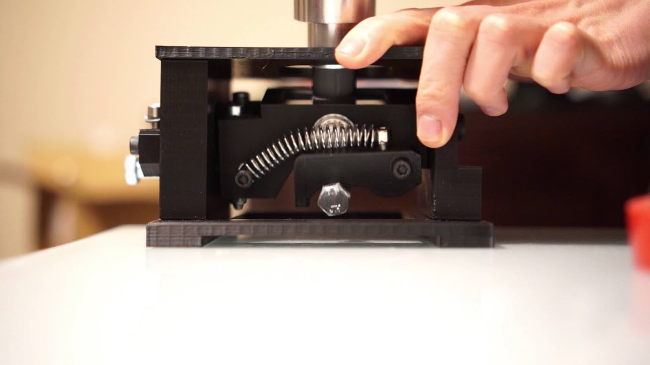 3d printed joystick gimbal MKI - YouTube