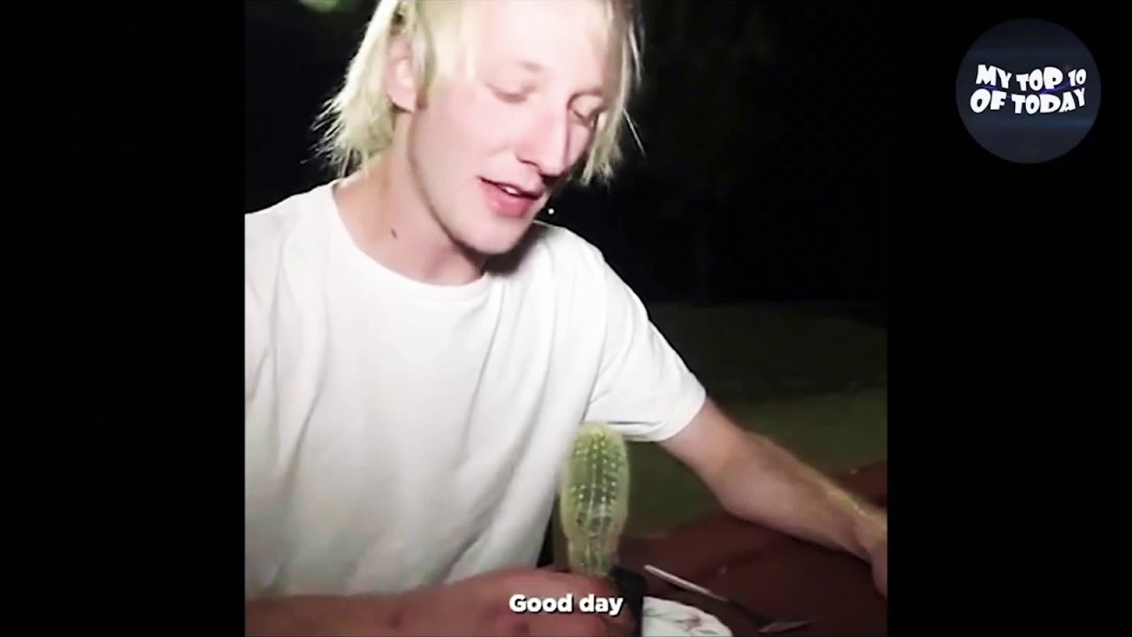 Man eats a Cactus *NOT CLICKBAIT* - YouTube