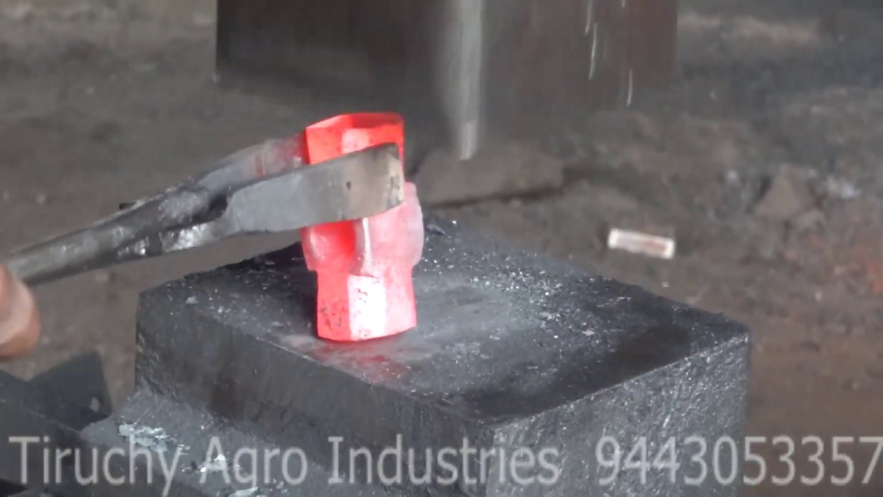 Small Hammer (1LB) Forging Process - YouTube