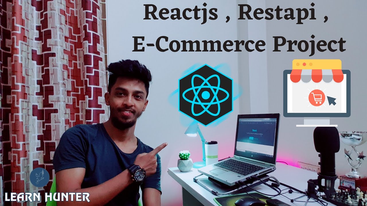 111. laravel reactjs Ecommerce Project | Home Component frontend page - YouTube