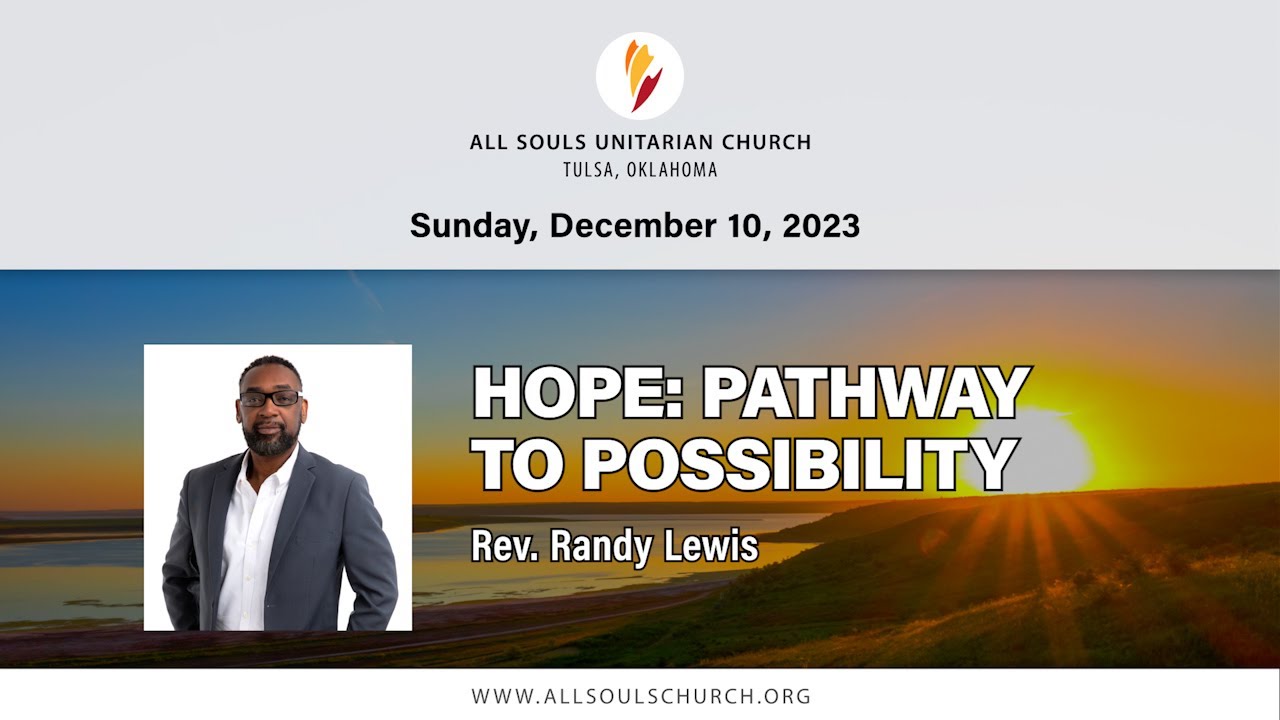 'HOPE: PATHWAY TO POSSIBILITY' - Rev. Randy Lewis - YouTube