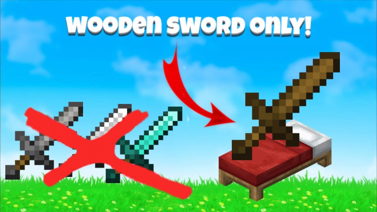 Can I Win Bedwars Using ONLY a Wooden Sword? - YouTube