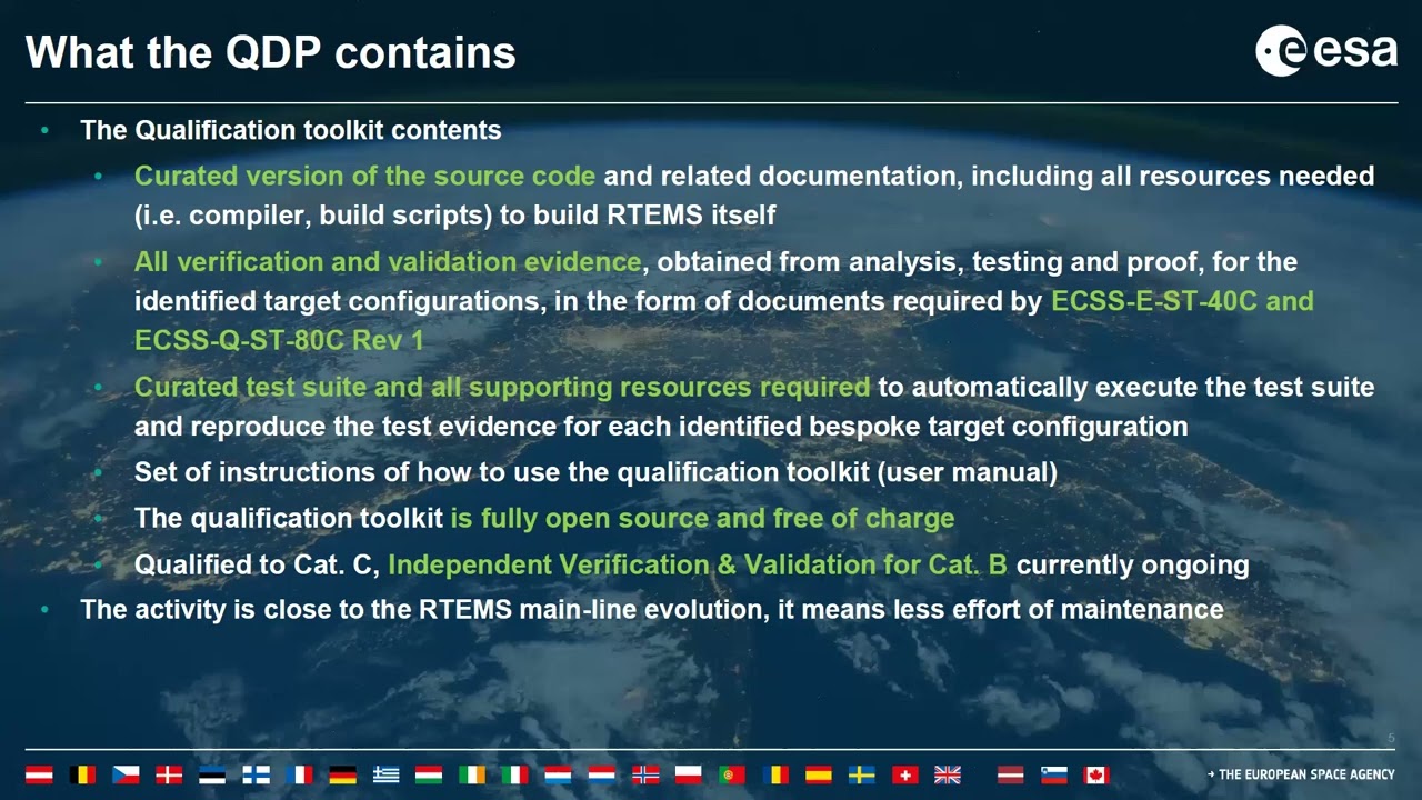 FSW 2022: A prequalification toolkit for RTEMS SMP (enabling multicore technology in space ...