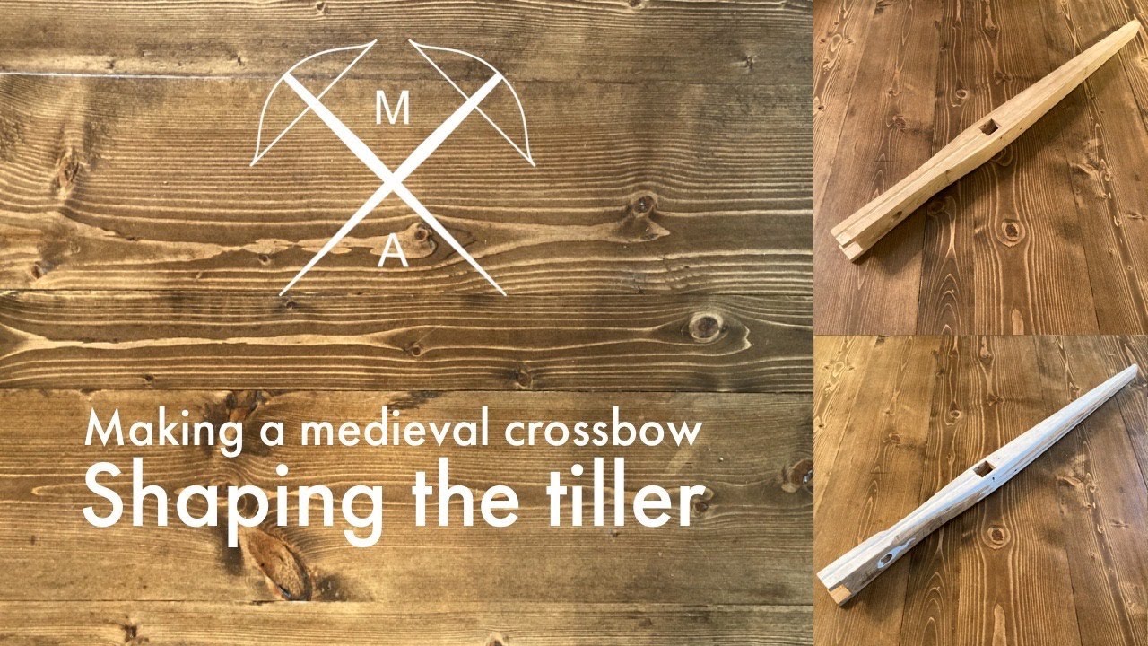 Making a Medieval Crossbow PT 1: Shaping the tiller - YouTube