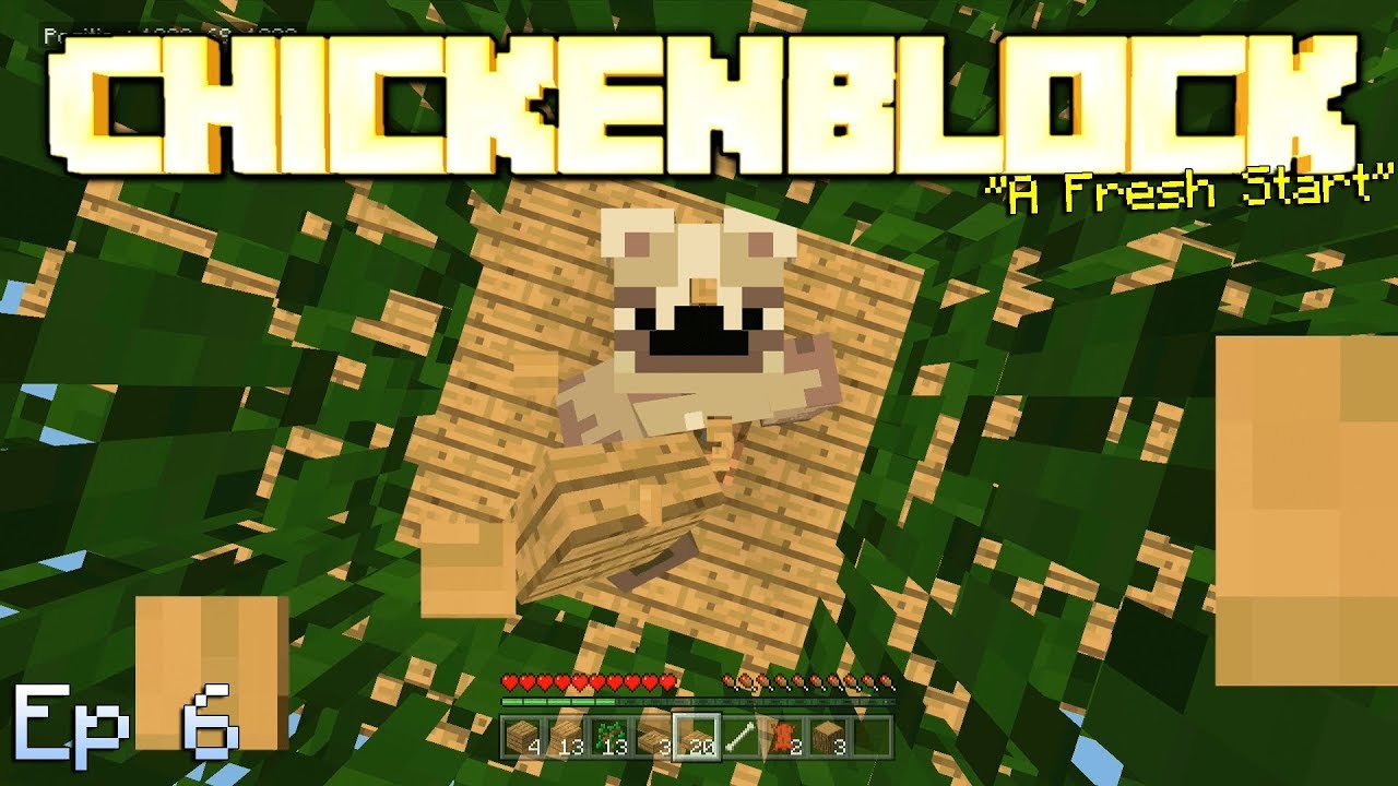 Minecraft: ChickenBlock LP Ep 6 "A Fresh Start" - YouTube