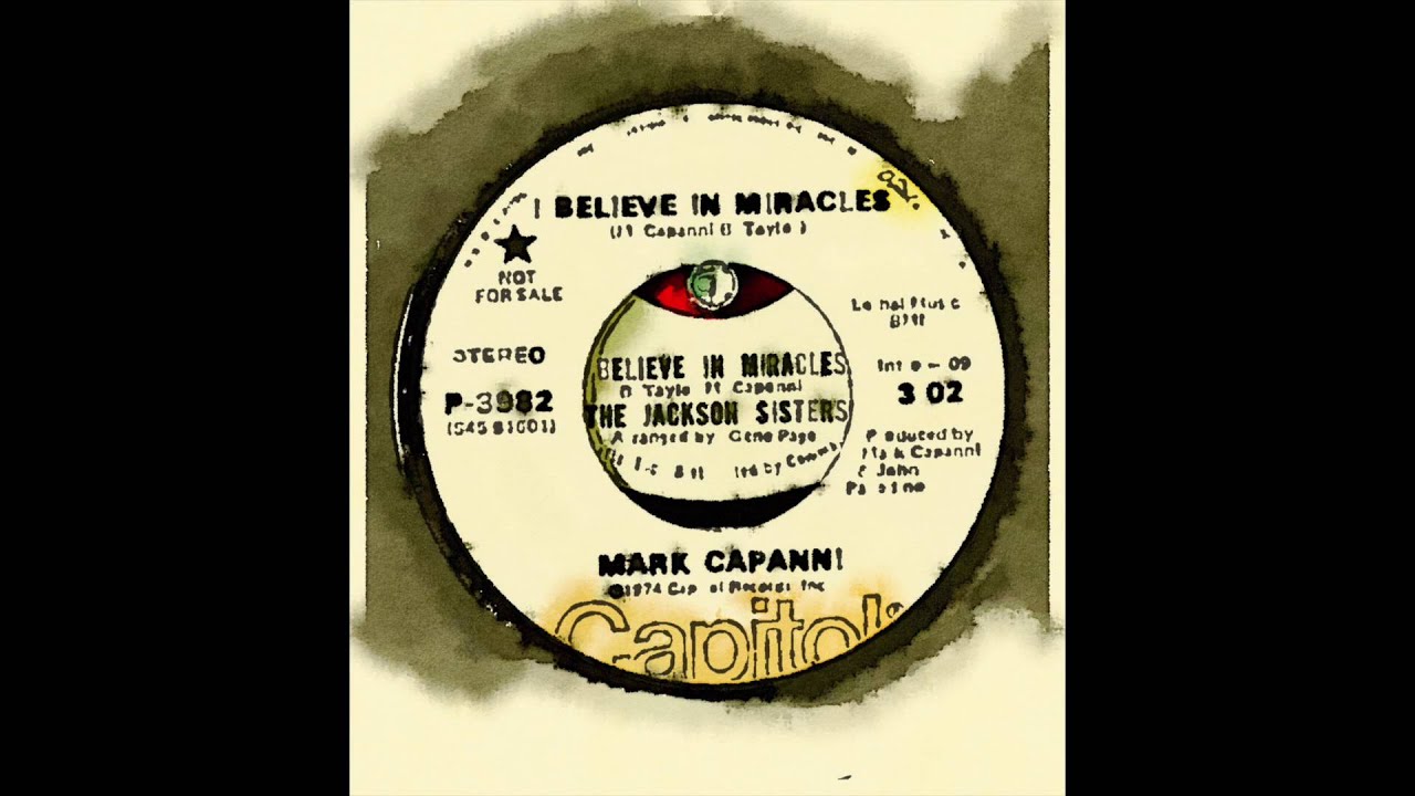 Miracles ( Mark Capanni & Jackson Sisters version ) - YouTube