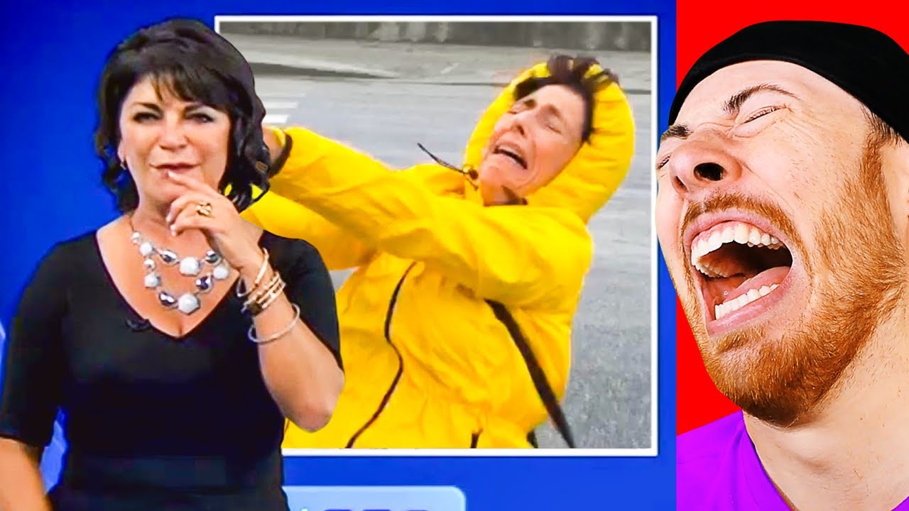 FUNNIEST Weather News Bloopers - YouTube