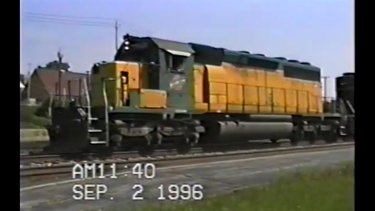Trains of Chicago - September 2 1996 - YouTube