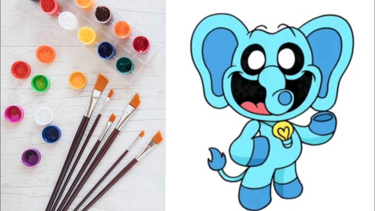 How To Draw Bubba Bubbaphant | Poppy Playtime - YouTube