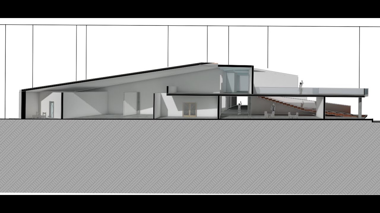 corte fugado archicad - YouTube