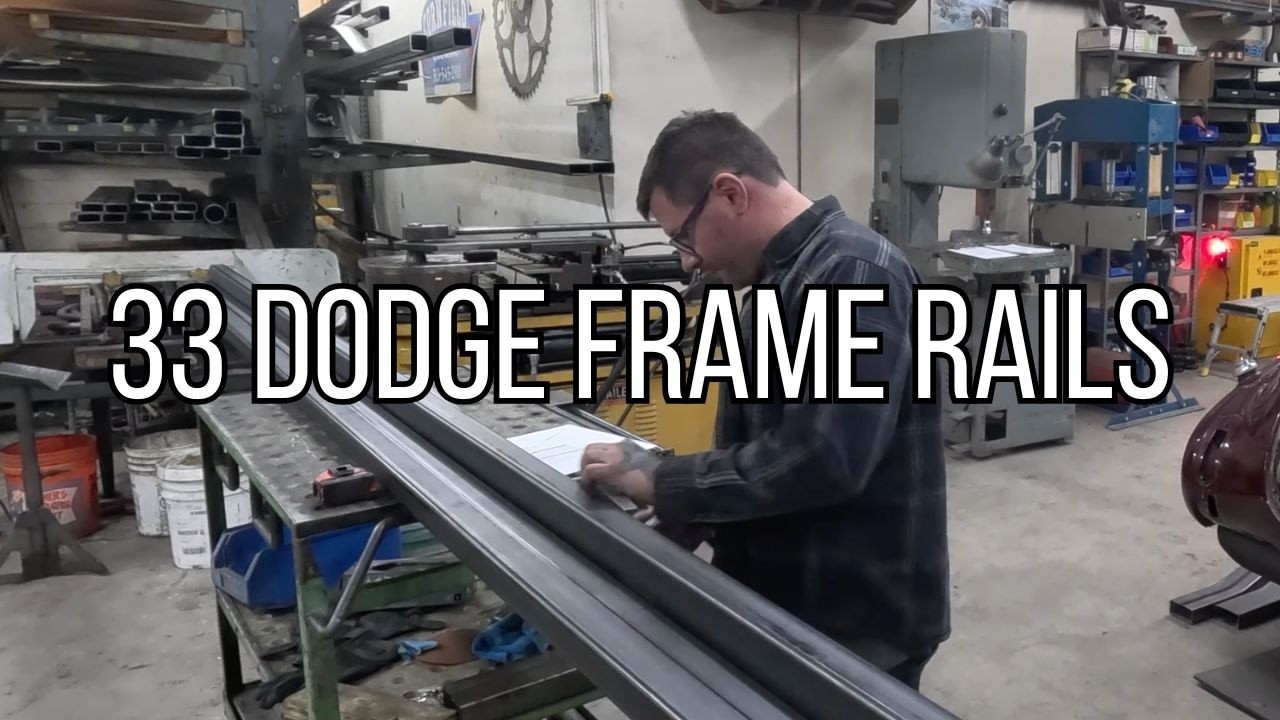 Mandrel Bent Frame Rails For A 33 Dodge - YouTube