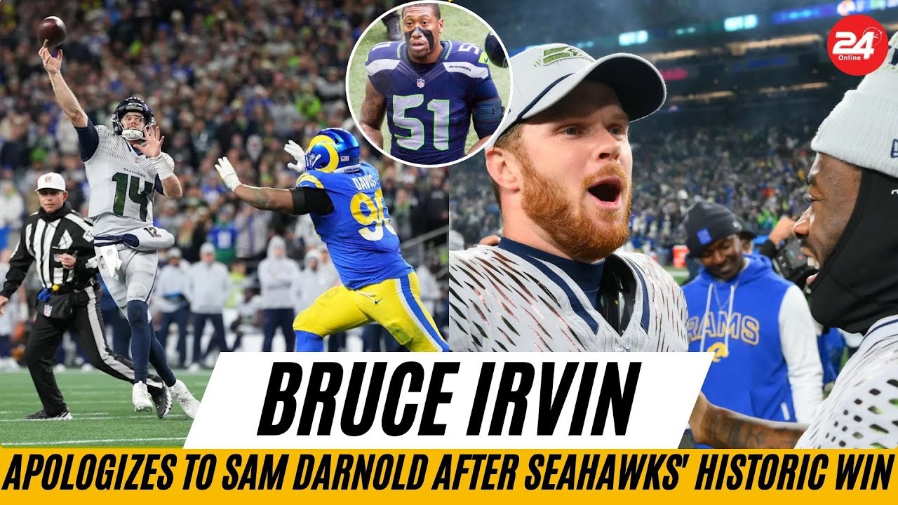"EAT MY WORDS": Bruce Irvin Apologizes to Sam Darnold After Seahawks ...