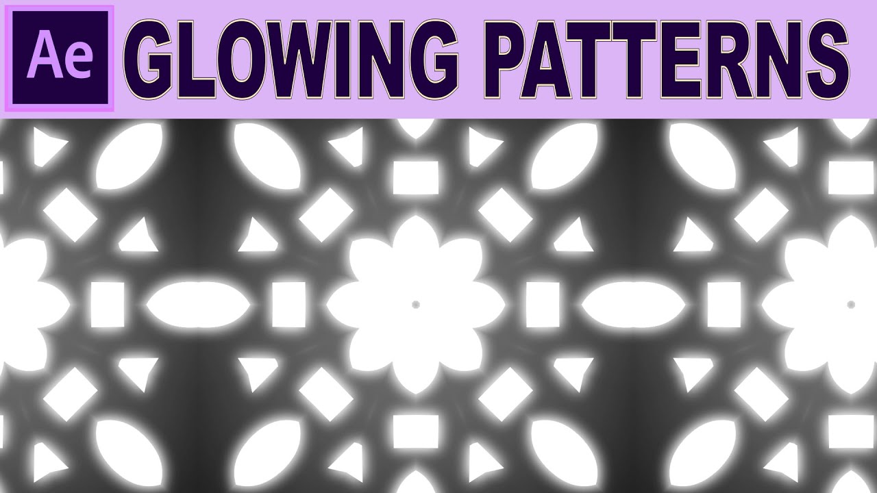 Glowing Patterns - Adobe After Effects Tutorial - YouTube