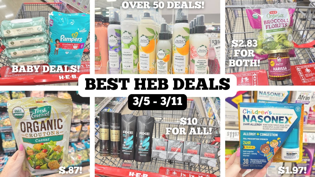 BEST HEB DEALS | OVER 50 ALL DIGITAL DEALS | GROCERY & HOUSEHOLD ...