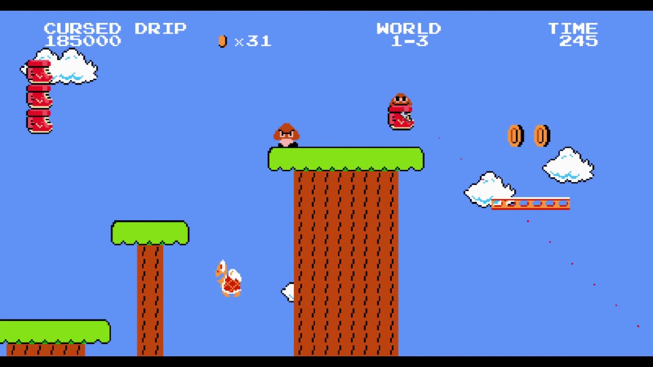 Cursed drip (Mari0) release/gameplay (download in description) - YouTube