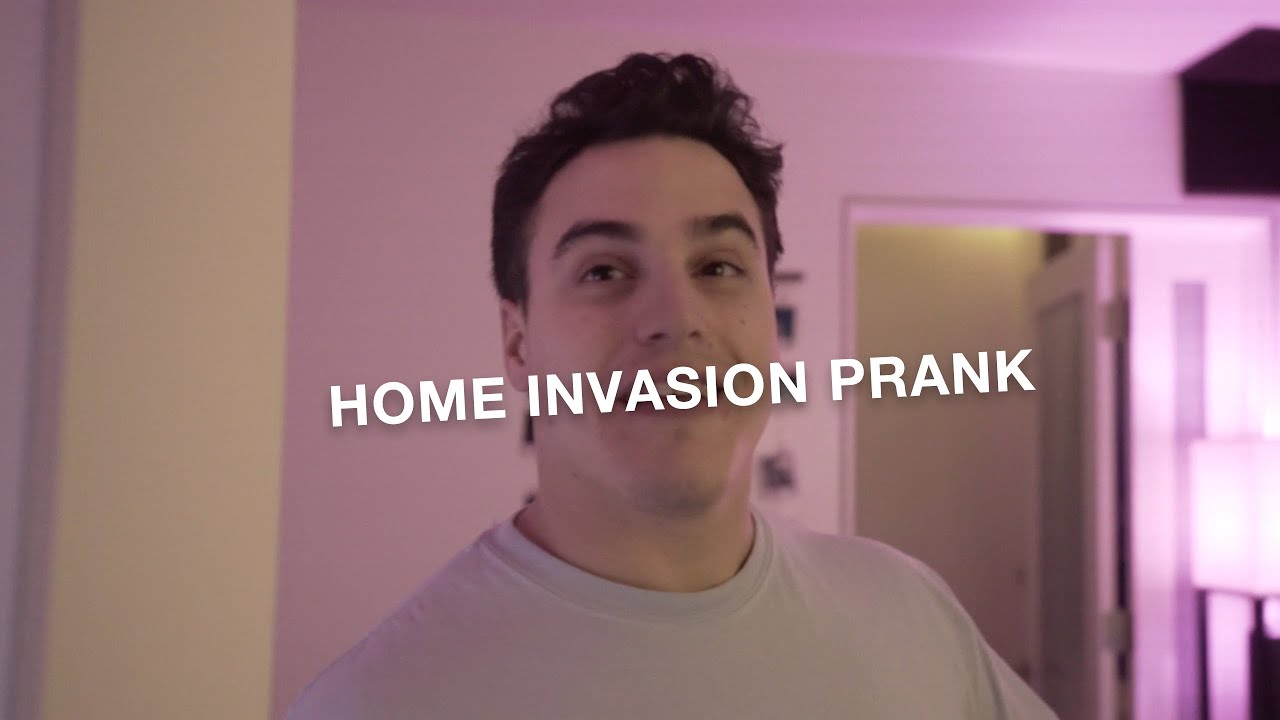 HOME INVASION PRANK ON ROOMATES! - YouTube