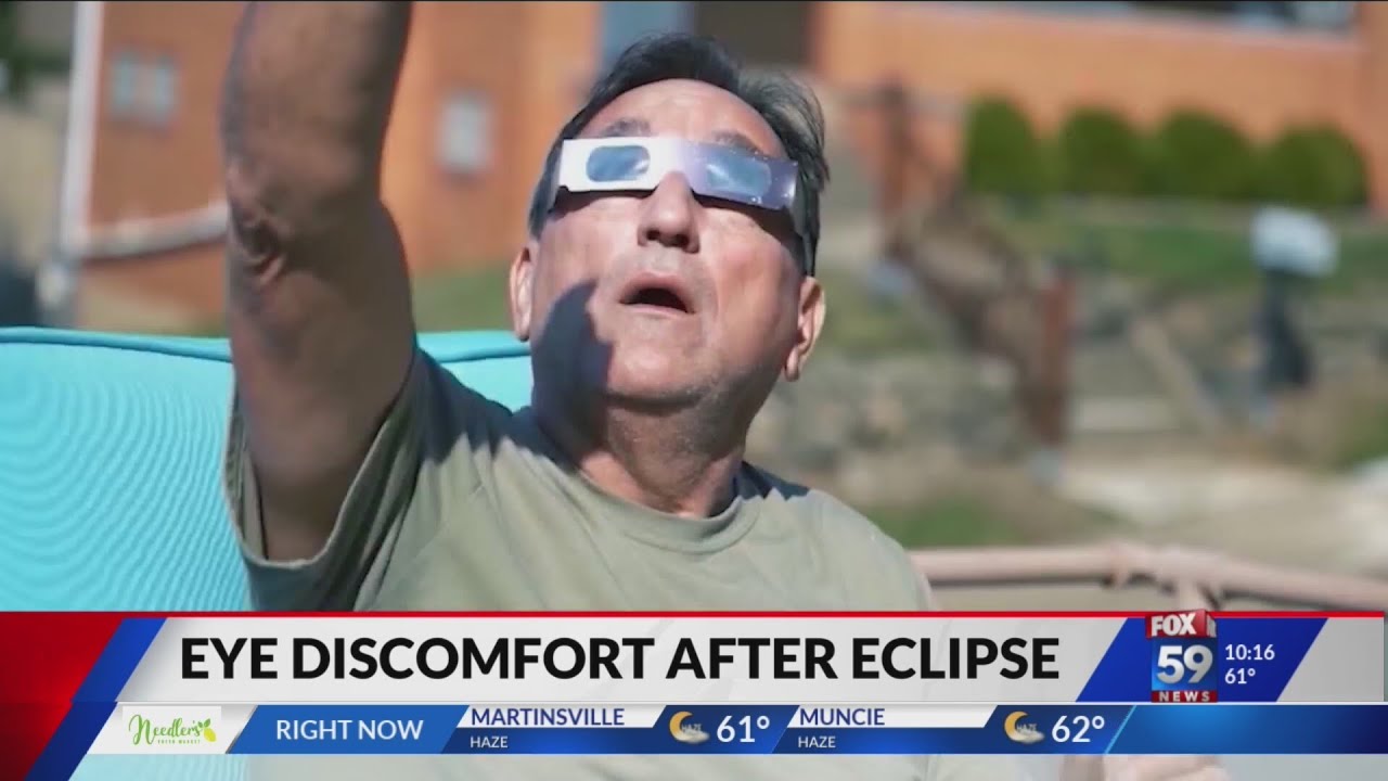 Assessing possible eye damage after viewing total solar eclipse - YouTube