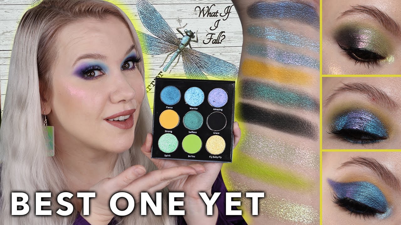 Sugar Drizzle Dragonfly Warrior Palette | Swatches + 3 Looks - YouTube