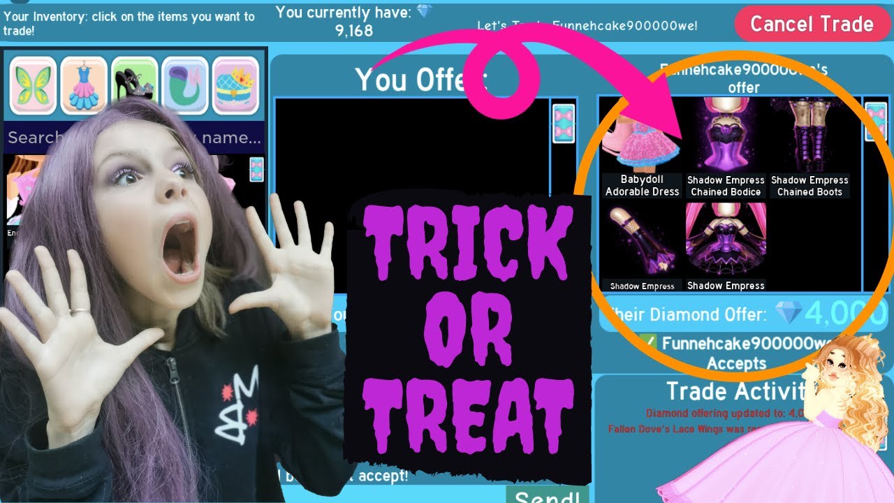 TRICK OR TREAT Royal High Challenge! ||Roblox Royal High - YouTube