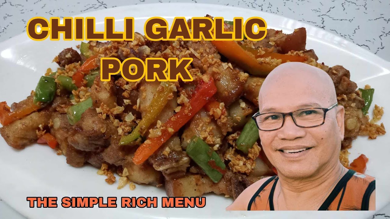 CHILLI GARLIC PORK - YouTube