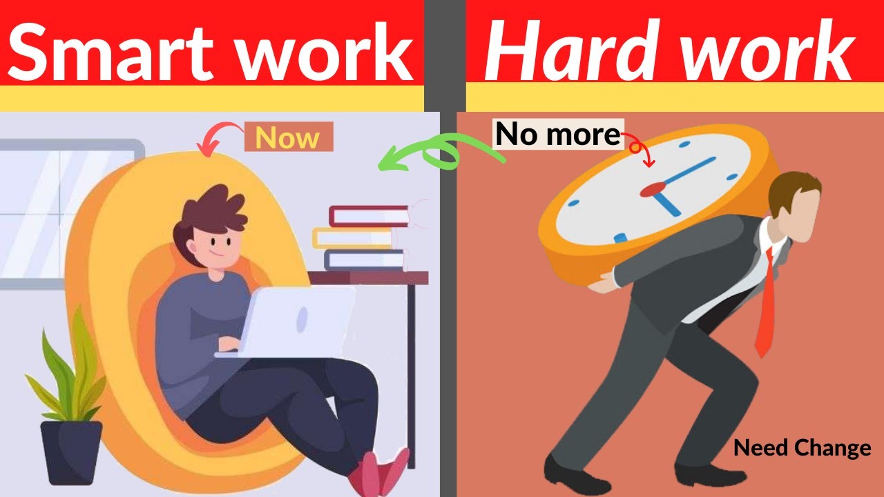 how to do smart work | smart work V/S hard work | think smart and work ...