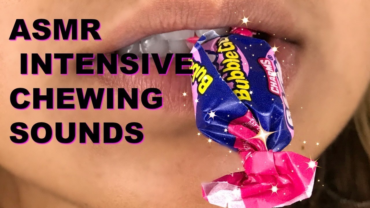 ASMR FAST GUM AND BUBBLE CHEWING SOUNDS - YouTube