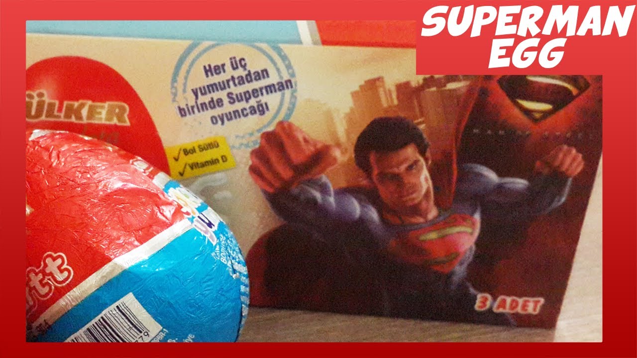 Surprise Egg Superman Wonderful Toy - YouTube