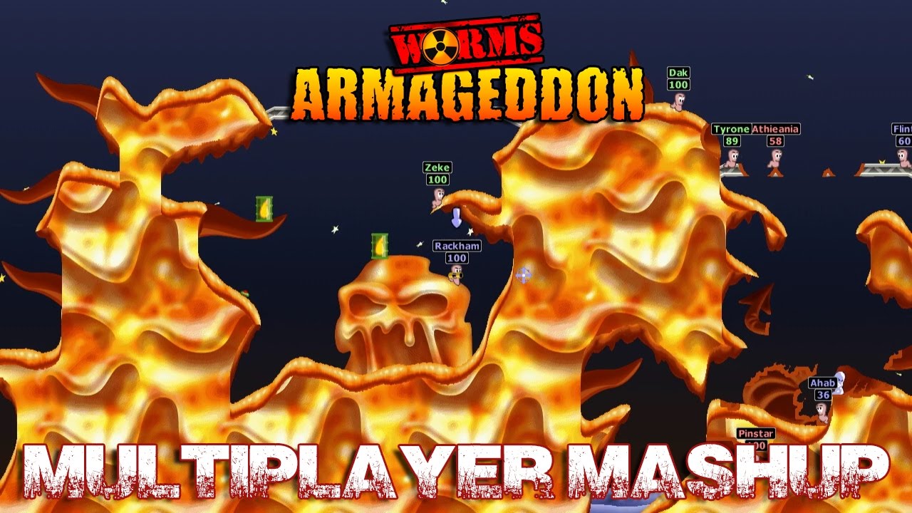 Worms Armageddon Multiplayer Mashup - YouTube