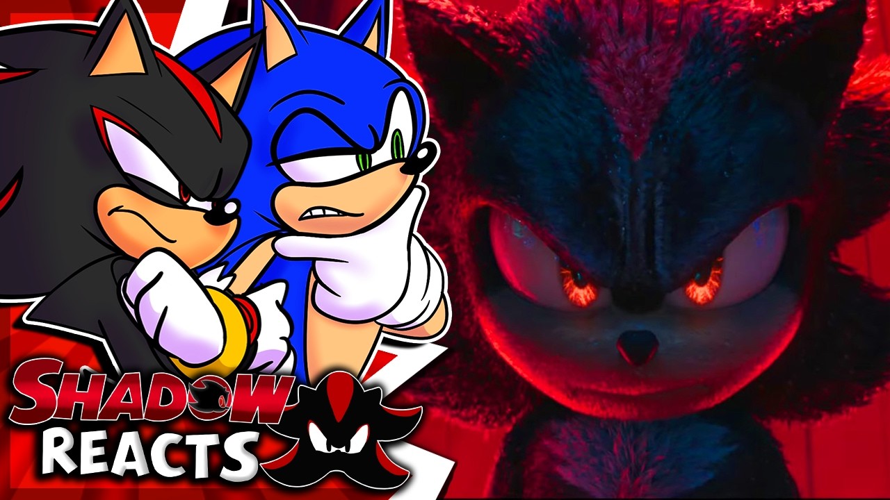 Sonic & Shadow Reacts To SONIC THE HEDGEHOG 3 | Official Trailer! - YouTube