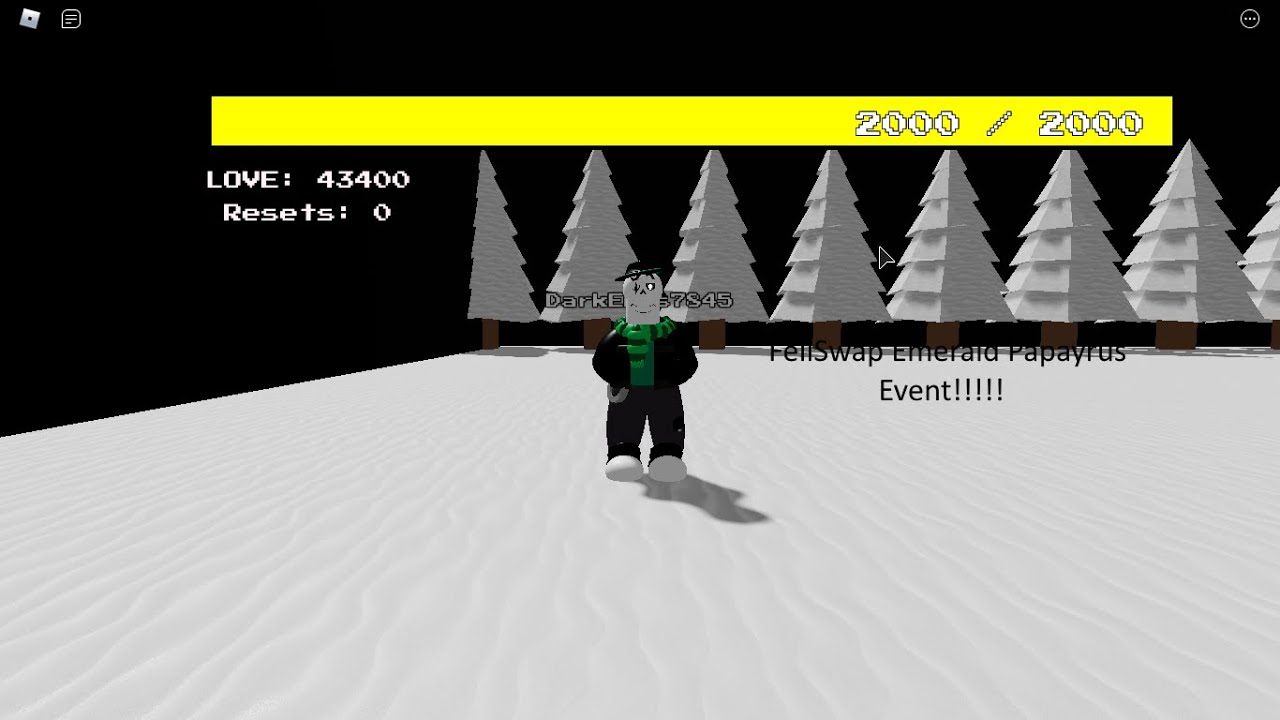 Sans Multiverse Fighters FellSwap Emerald event - YouTube