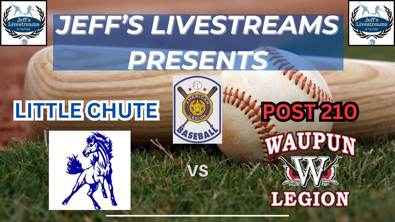 Little Chute vs Waupun, Legion Class AA Region 5 Baseball (07.25.25 ...
