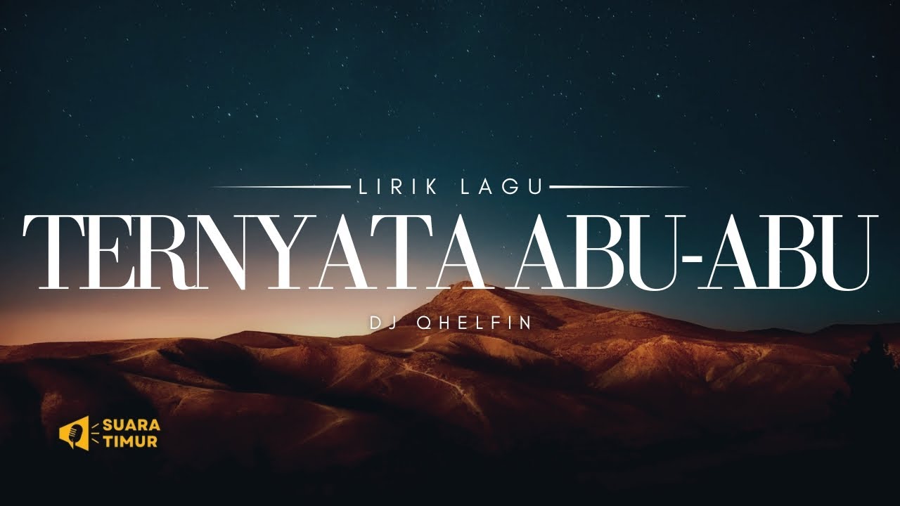 TERNYATA ABU ABU KO SUKA TIPU TIPU | TERNYATA ABU-ABU - Dj Qhelfin ...