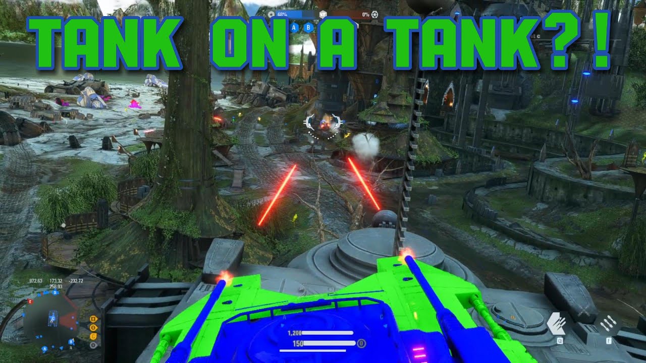 TANK ON A TANK?! | ABUSING THE MOST OP TANK SPOT ON KASHYYYK ...
