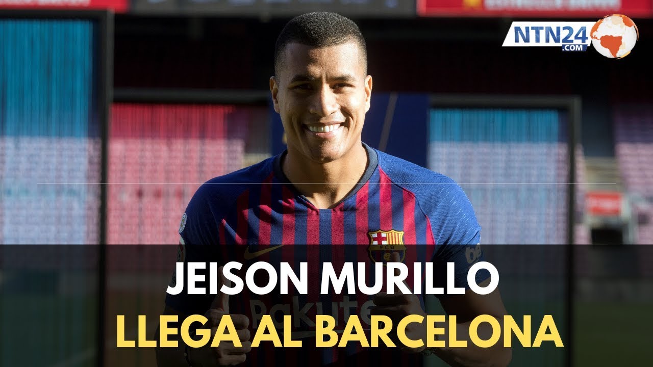 El colombiano Jeison Murillo fue presentado oficialmente al Barcelona ...